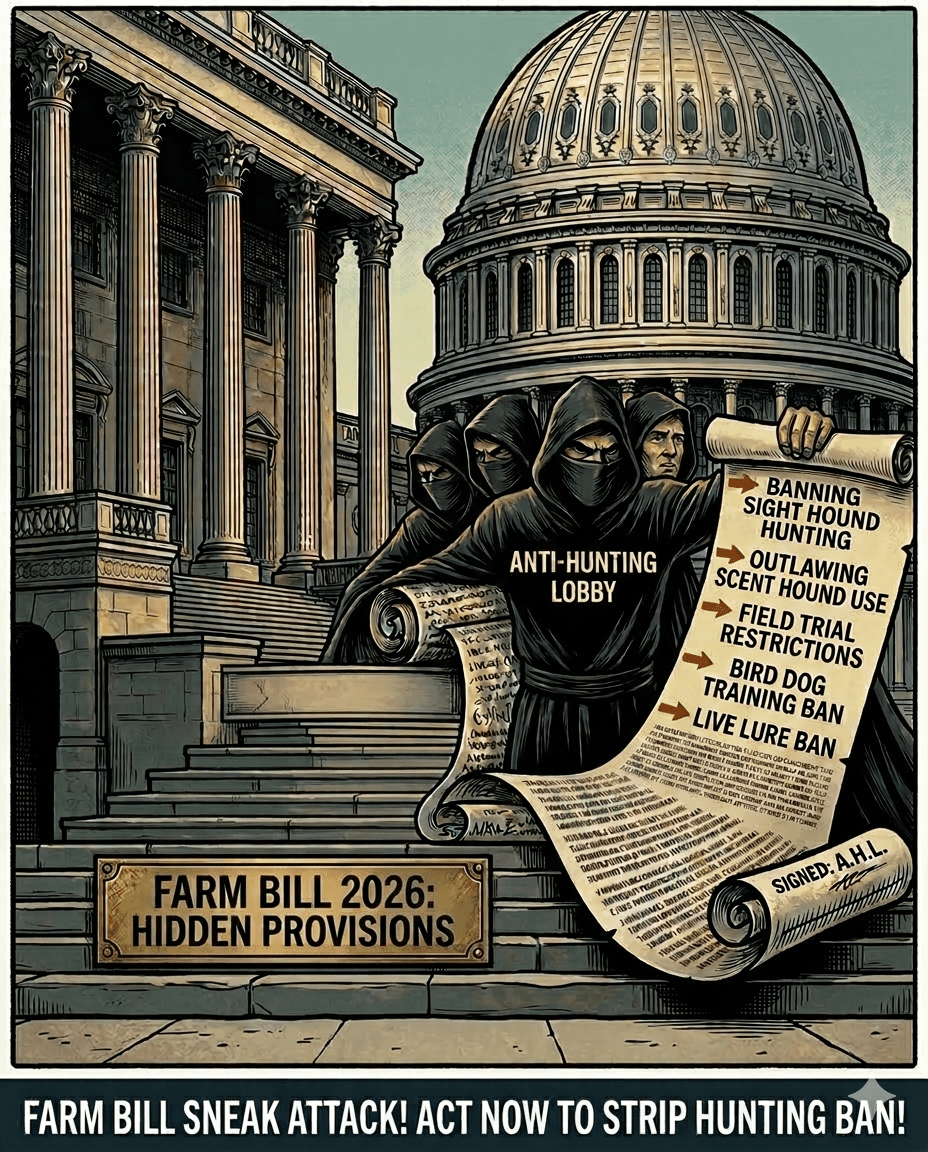 2026 Farm Bill: Sportsmen's Alliance Fights Dog Training Ban